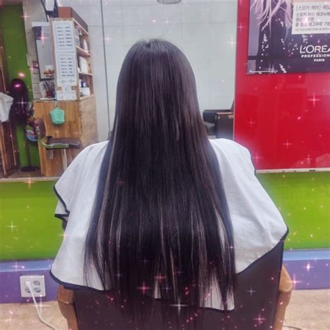 일상 포천 송우리 붙임머리 유찬헤어 예약제 미용실 붙임머리 22인치 후기👨‍🦲 네이버 블로그