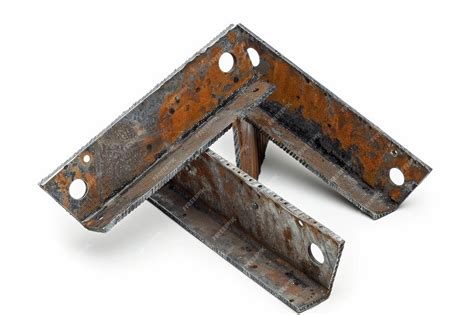 Premium Photo Angle Brackets Steel For Reinforcement Isolated On White