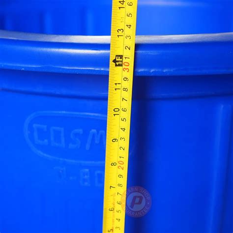 ถังกลมปากกว้าง กระบะกลม กะละมังกลม น๊อคกุ้ง 60 ลิตร เกรดเอ สีน้ำเงิน Round Tank Open Top 60l