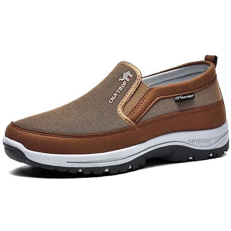 Mens Breathable Slip On Outdoor Shoes Lightweight And Durable