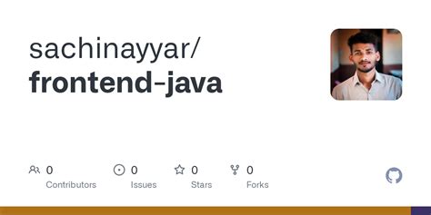 Github Sachinayyarfrontend Java