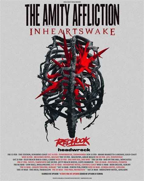 The Amity Affliction Regional Tour 2026