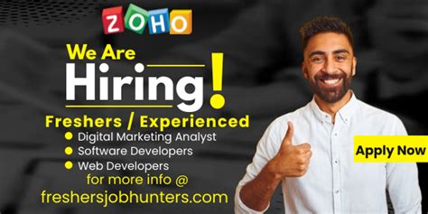 Zoho நிறுவனத்தில் புதியவர்களுக்கு வேலை வாய்ப்பு 2024 Apply Now For This Job Offer