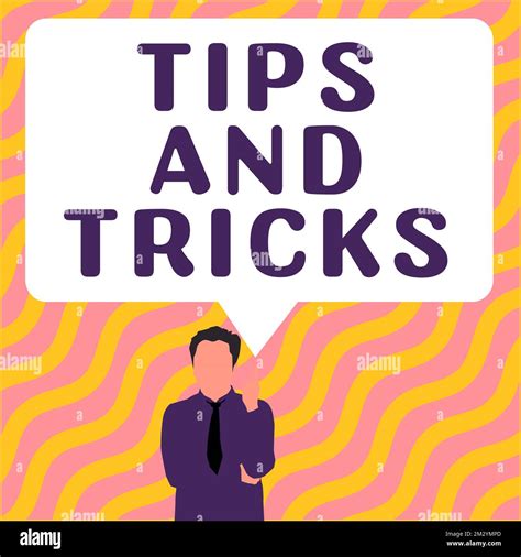 Conceptual Display Tips And Tricks Word For Helpful Advices That Makes Certain Action Easier To