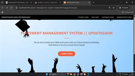 Best Placement Management System Project In Php With Mysql Free Download
