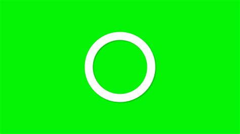 Circle Shape Animation On Green Screen 23817837 Stock Video At Vecteezy