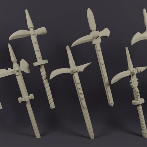 🎲 Bec De Corbin Pack For Miniatures・ Stl File For 3d Printing・cults