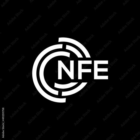 Nfe Letter Logo Design Nfe Monogram Initials Letter Logo Concept Nfe