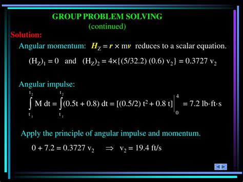 Ppt Angular Momentum Moment Of A Force And Principle Of Angular Impulse And Momentum