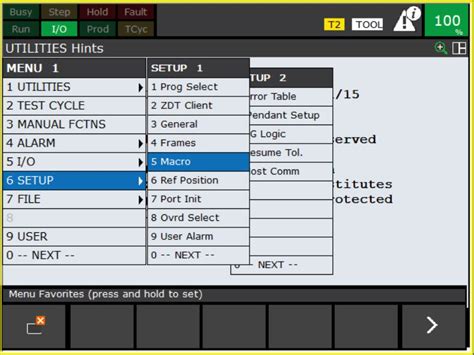 Fanuc Macro Command Setting Up Teach Pendant Key Diy Robotics