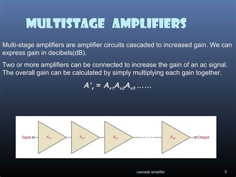 Cascade Amplifier Ppt