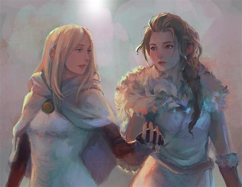 Safebooru 2girls Blonde Hair Braid Brown Hair Cassandra Avocasso