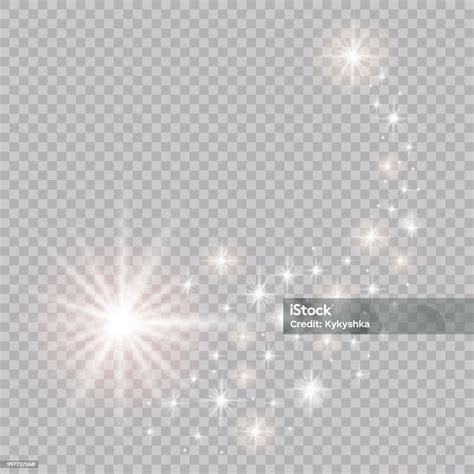 와 함께 밝은 혜성 떨어지는 별 노 빛 효과입니다 벡터 일러스트 레이 션 계절에 대한 스톡 벡터 아트 및 기타 이미지 계절 공휴일 꼬리 Istock