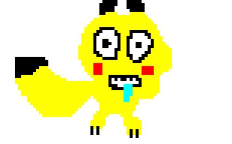 Derpy Pikachu Pixel Art