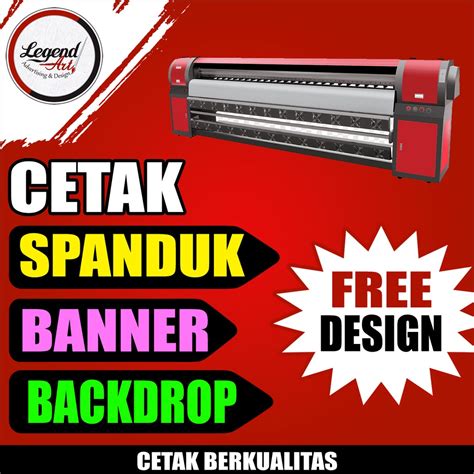 Jual Cetak Spanduk Free Desain Hasil Cetak Berkualitas Shopee Indonesia