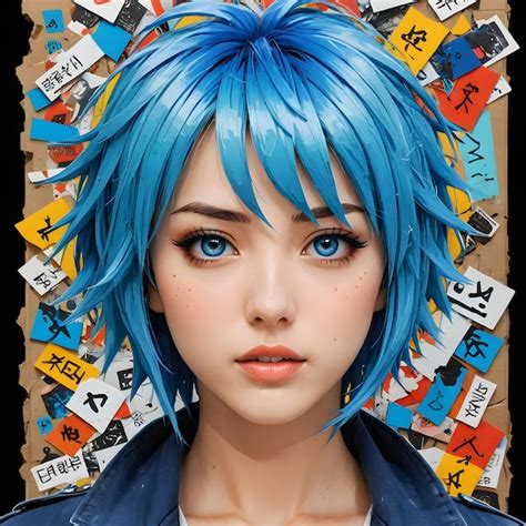 Anime Girl Colored Hair Images Free Download On Freepik