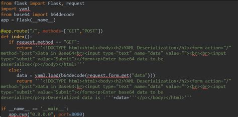 [cve 2019 20477] 0day Yaml Deserialization Attack On Pyyaml Version
