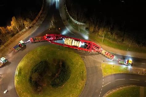 The Best Photos As A Giant Abnormal Load Is Taken By Road Through