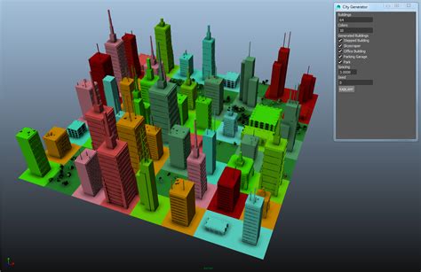 Maya Building Generator Andrew Horobin