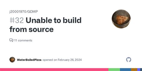 Unable To Build From Source · Issue 32 · J20001970gdmp · Github