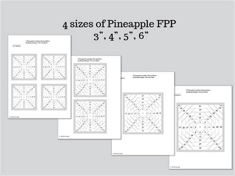 Popular FPP Bundlepineapple Log Cabin Economy Square In A Etsy
