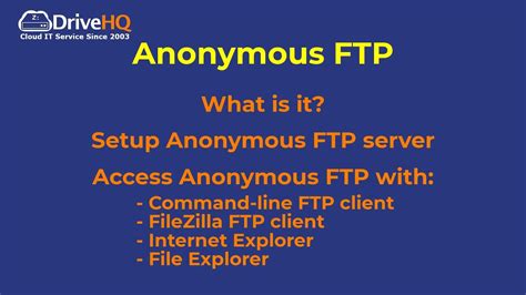 About Anonymous Ftp What Is It How To Setup Anonymous Ftp Server 4 Ways To Access Anonymous