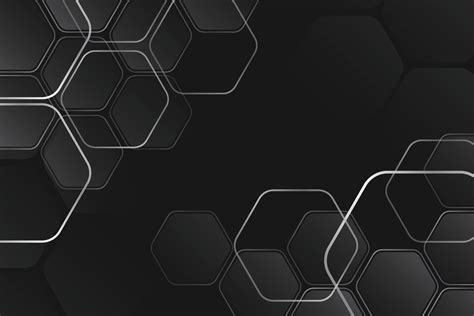 Black Gradient Hexagon Background 6655396 Vector Art At Vecteezy