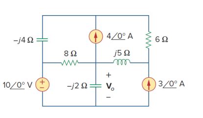 Solved Given The Following Circuit Find Vo Solve By Chegg