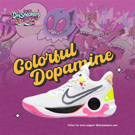 Custom Neon District Kd Trey 5 Ix Vintage Basketball Shoes Unisex Mid
