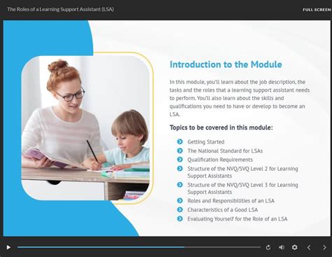 Learning Support Assistant One Education