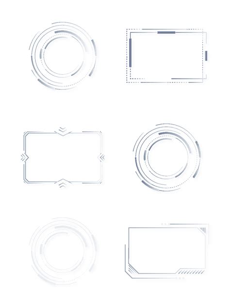 White Circular Border PNG Vector PSD And Clipart With Transparent Background For Free