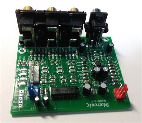 M1029 4ch 4ch Electronic Analog Input Selector With Phono Stage For