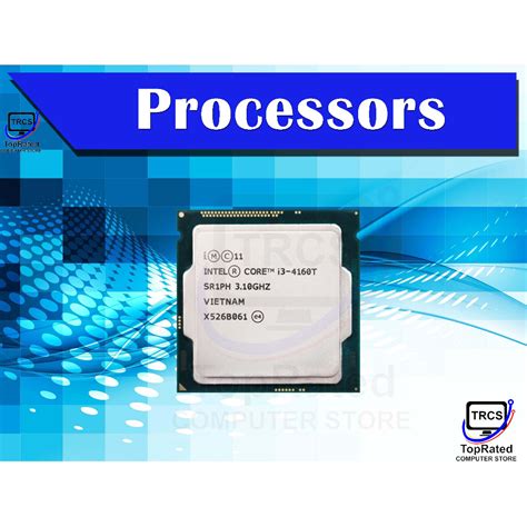 Intel I3 4160t I3 6100t I5 6500t I5 8500t Processor 4th Gen 6th Gen 8th Gen Used Preloved