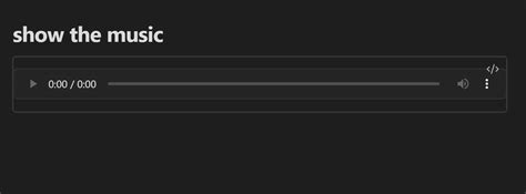 Hml Audio Tag Not Working Using Dataviewjs Help Obsidian Forum