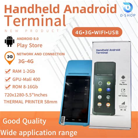 Handheld Android Smart Pos Terminal Handheld Android Terminal 3g 4g