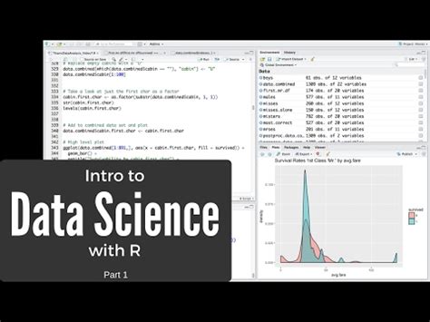 Introduction To Data Science With R Data Analysis Part YouTube Data Science