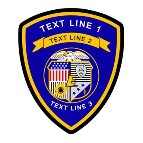 Police Explorer Emblem Shield Police Patch Build Your Patch Custom