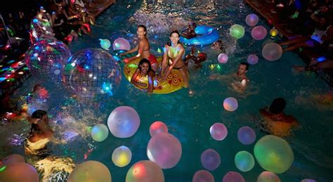 Night Pool Party Decorations