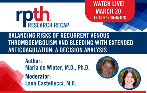 International Society On Thrombosis And Haemostasis Isth On Linkedin The Rpth Research Recap