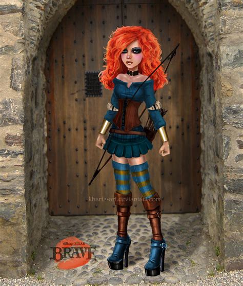 Merida Brave By Kharis Art On Deviantart