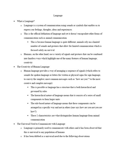 Language Pdf Communication Parsing