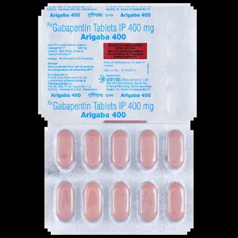 Arigaba 400mg Tablet View Usage Side Effects Price And Subtitute Egmedi