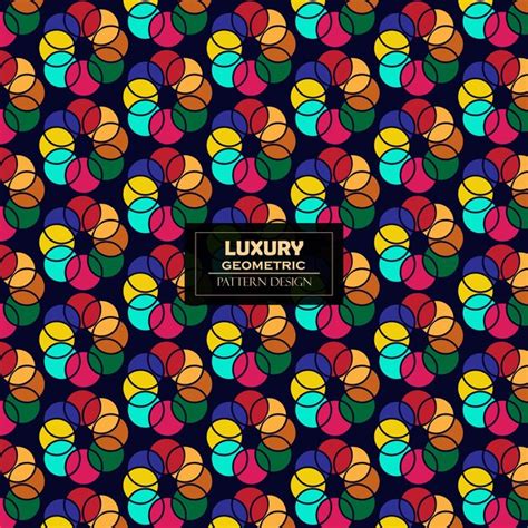 Premium Vector Geometric Linear Seamless Abstract Colorful Pattern Design