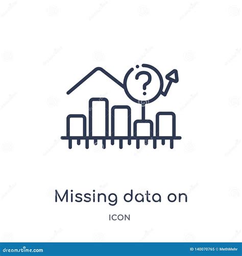 Linear Missing Data On Analytics Line Graphic Icon From Business