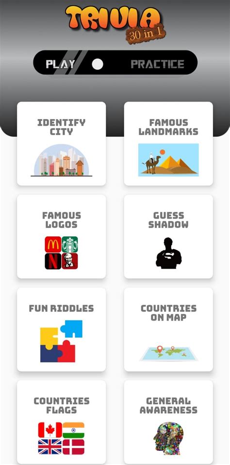 Android 용 30in1 Trivia Game Gk Quiz App 다운로드