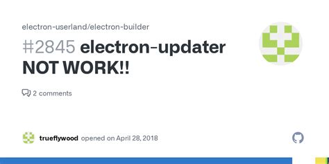 Electron Updater NOT WORK Issue 2845 Electron Userland Electron