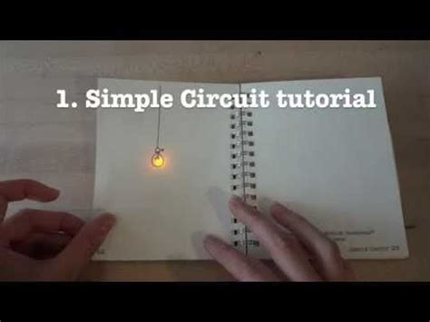 Circuit Stickers Tutorial 1 Simple LED Circuit Paper Circuits Simple Circuit Circuit