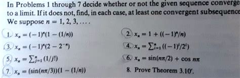 solved in problems 1 through 7 decide whether or not the given