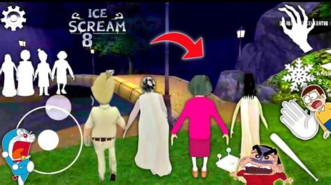 Super Granny Miss T Rod Slendrina Banke Kiya Escape In Ice Scream 8