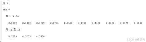 Matlab编程资源库（14）常微分方程初值问题的数值解法matlab龙格库塔法求微分方程数值解 Csdn博客